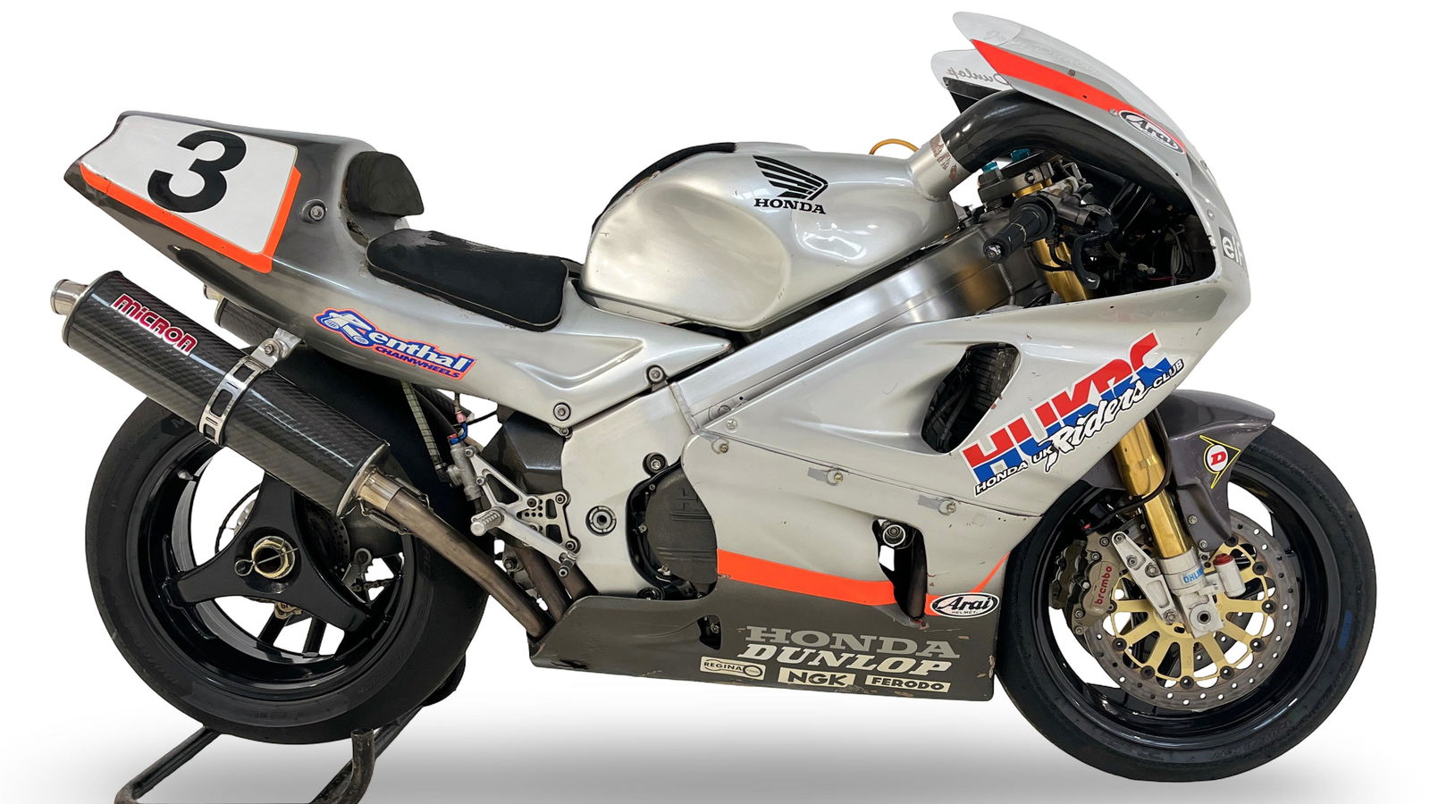 Paire de vélos Joey Dunlop Honda V4 à avoir été vendues aux enchères ...